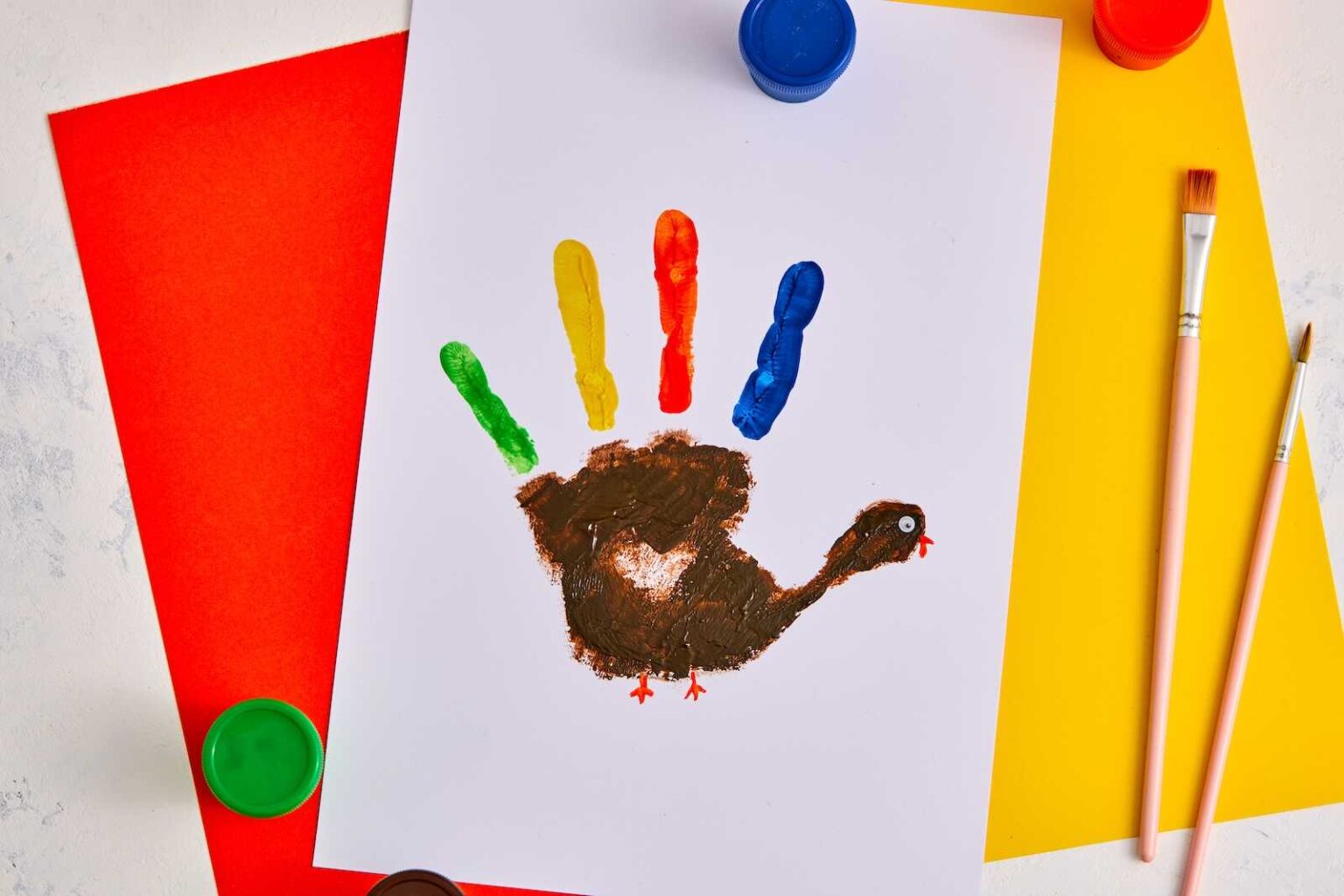 Easy Handprint Turkey Craft - A Sweet & Simple Thanksgiving Keepsake ...