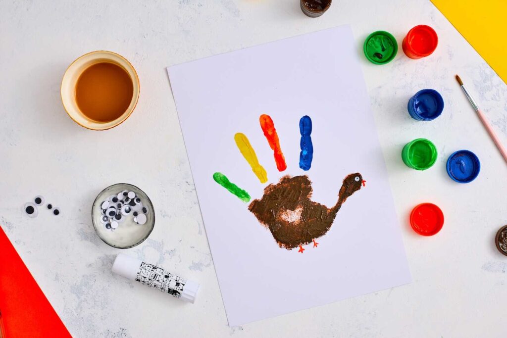 Easy Handprint Turkey Craft - A Sweet & Simple Thanksgiving Keepsake ...