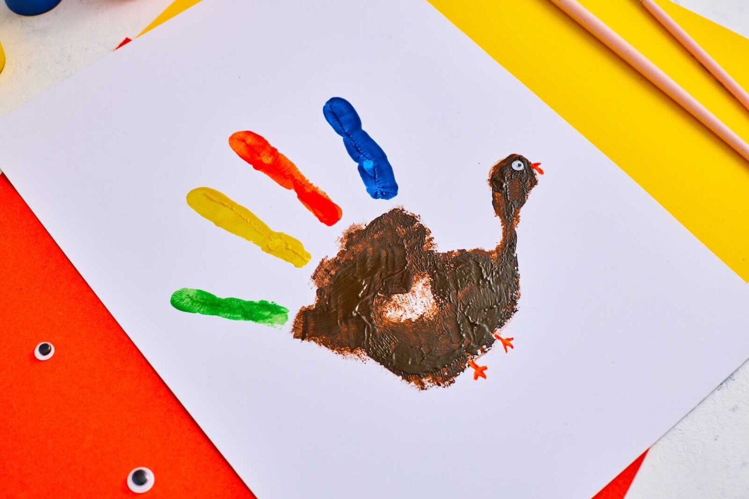 Easy Handprint Turkey Craft - A Sweet & Simple Thanksgiving Keepsake ...