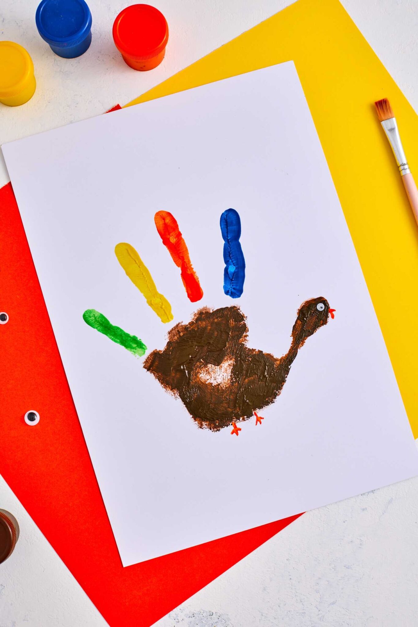 Easy Handprint Turkey Craft - A Sweet & Simple Thanksgiving Keepsake ...