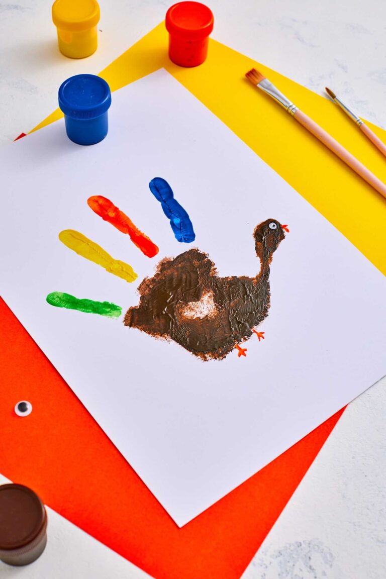 Easy Handprint Turkey Craft - A Sweet & Simple Thanksgiving Keepsake ...