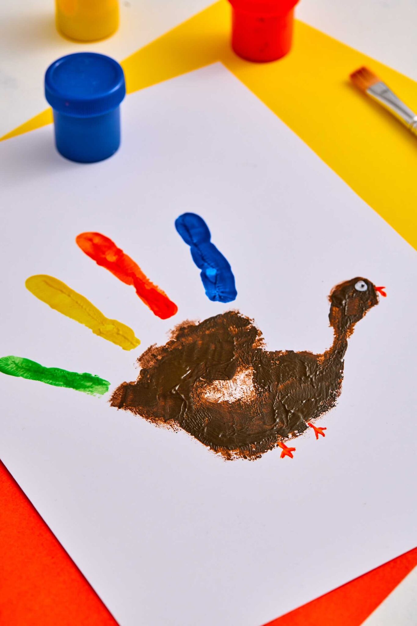 Easy Handprint Turkey Craft - A Sweet & Simple Thanksgiving Keepsake ...