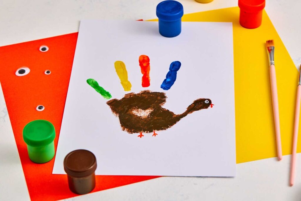 Easy Handprint Turkey Craft - A Sweet & Simple Thanksgiving Keepsake ...