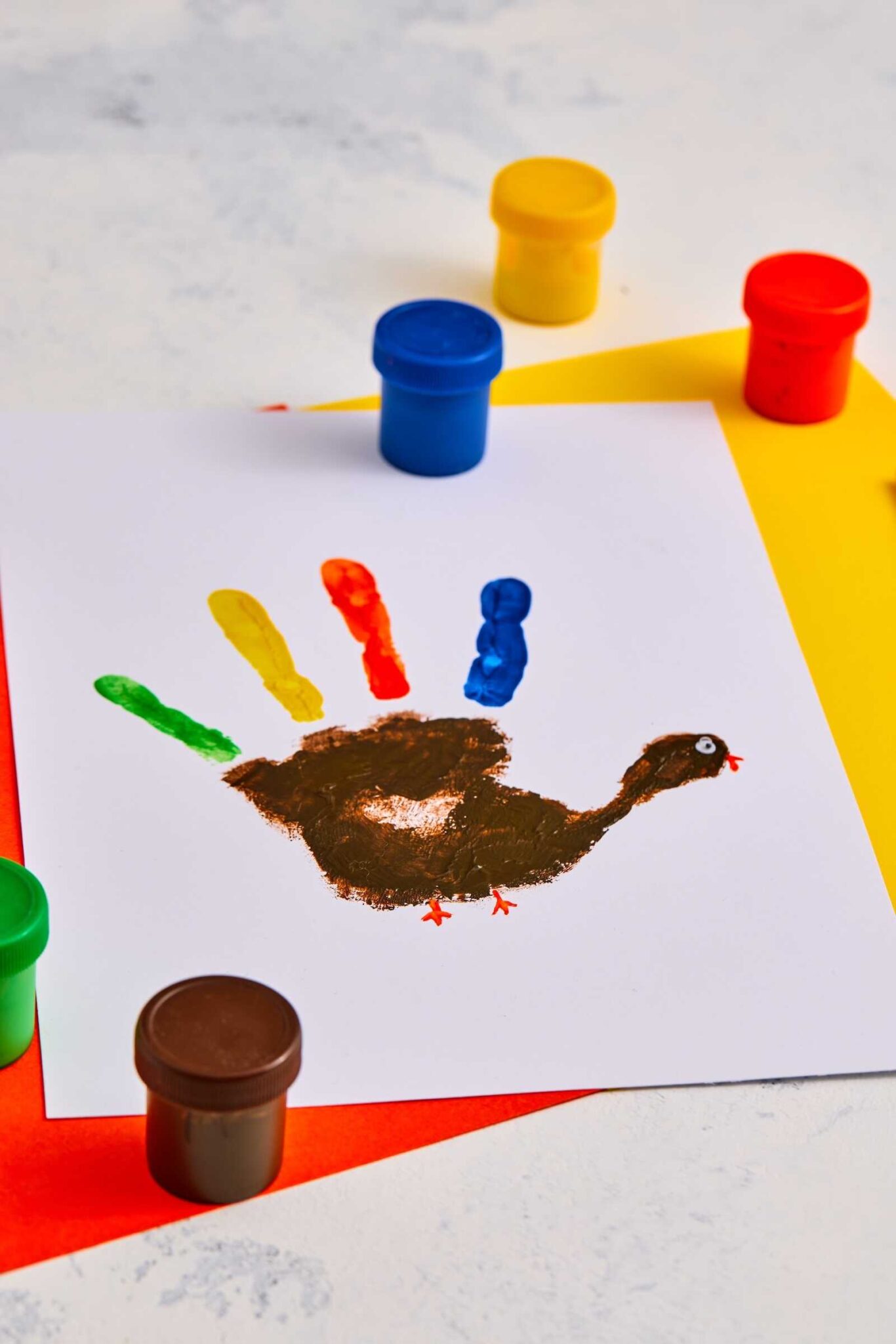 Easy Handprint Turkey Craft - A Sweet & Simple Thanksgiving Keepsake ...